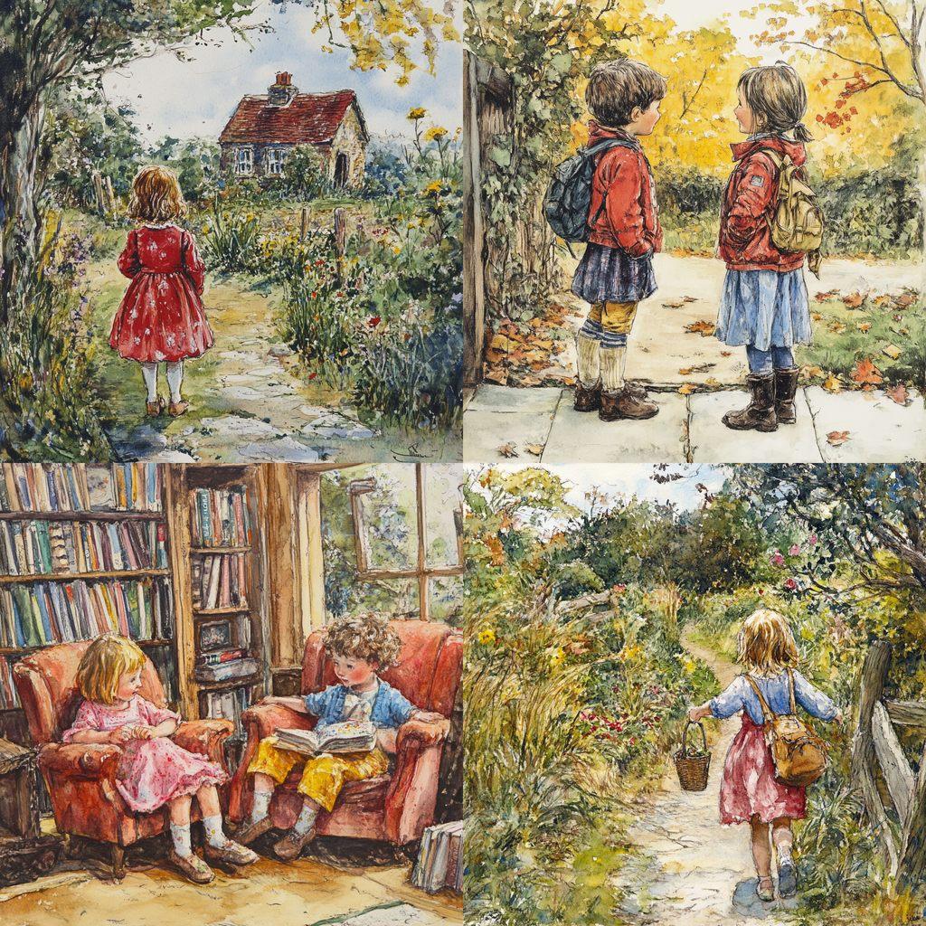 Shirley Hughes - AI Art Style - ImgMCP