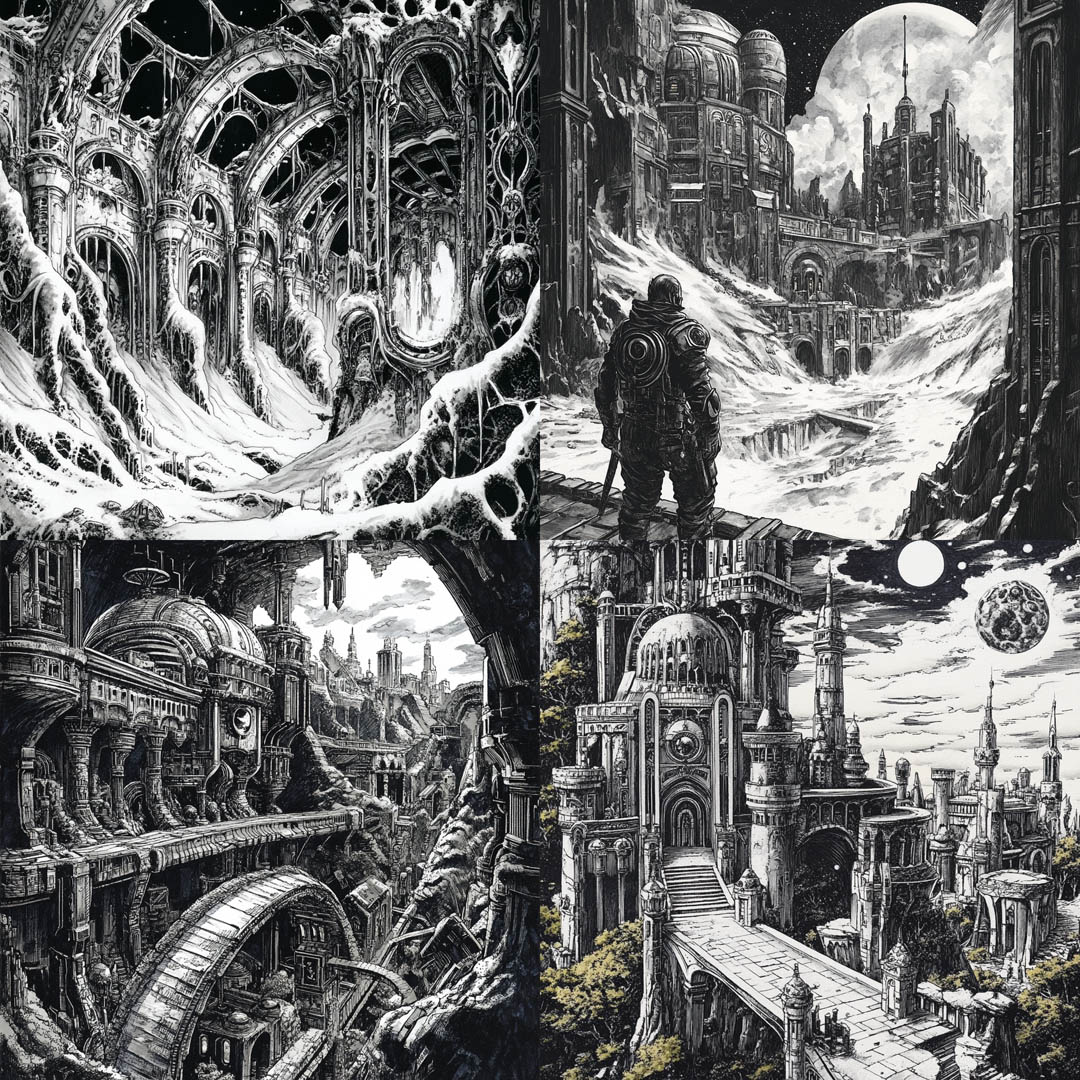 Detailed Epic Sketch - AI Art Style - ImgMCP