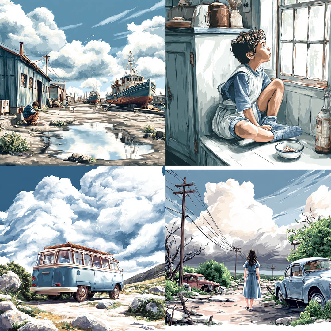 Nostalgic Cinematic Paintings - AI Art Style - ImgMCP