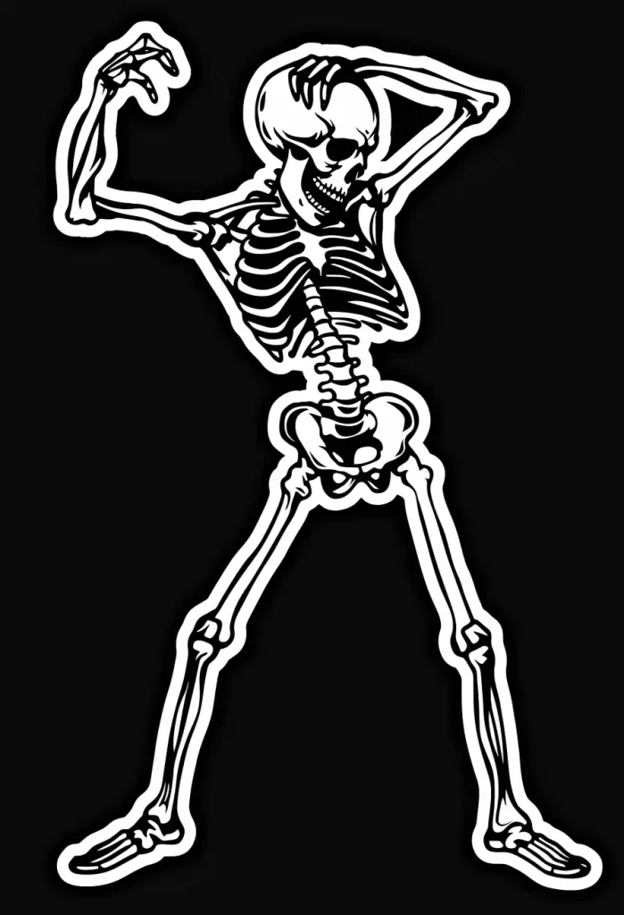 Vector Dab Skeleton - AI Art Style - ImgMCP