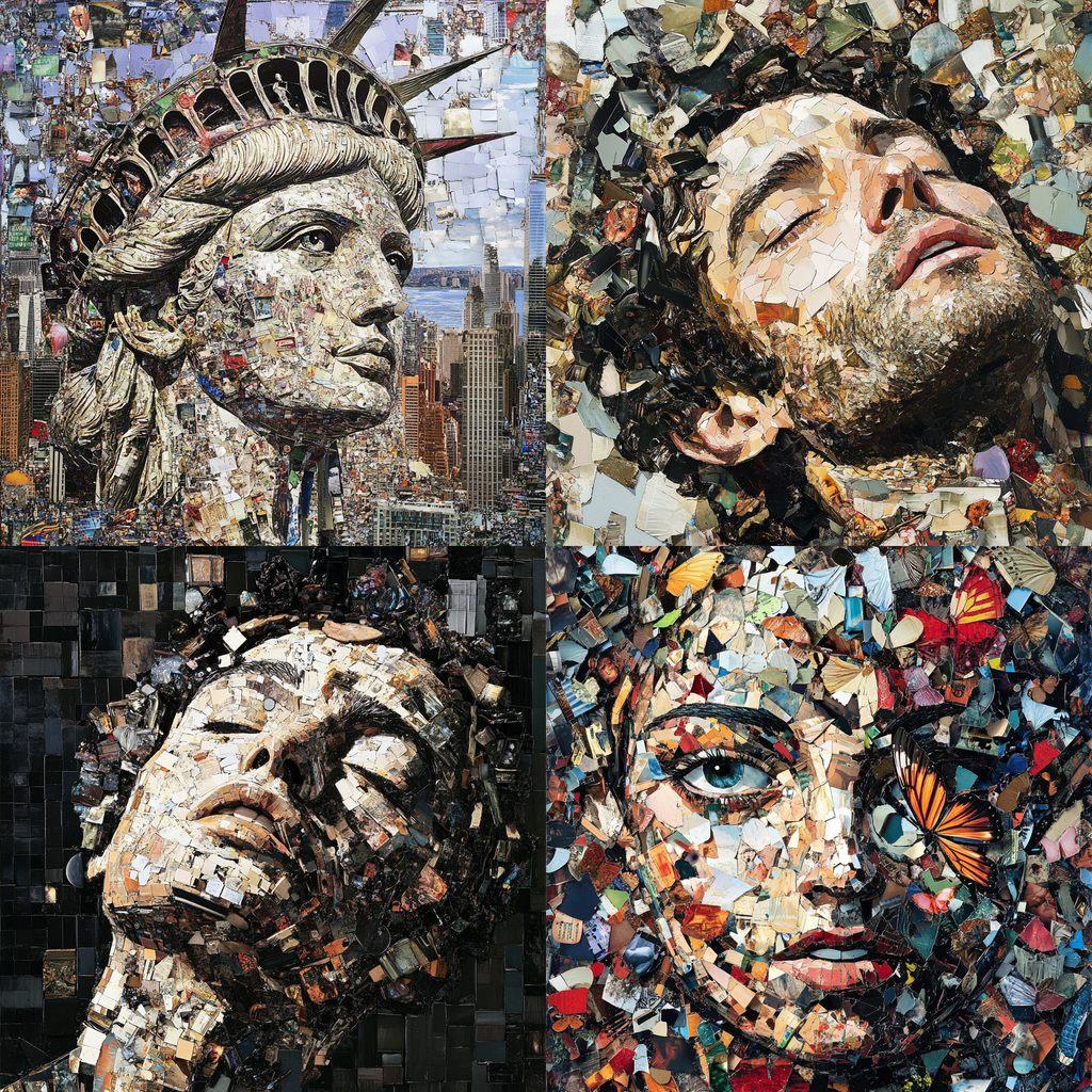 Vik Muniz - AI Art Style - ImgMCP