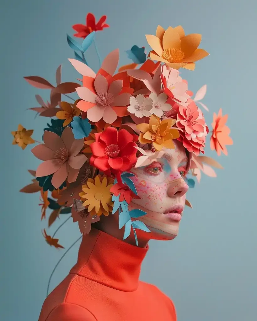 Wes Anderson Paper Portrait - AI Art Style - ImgMCP