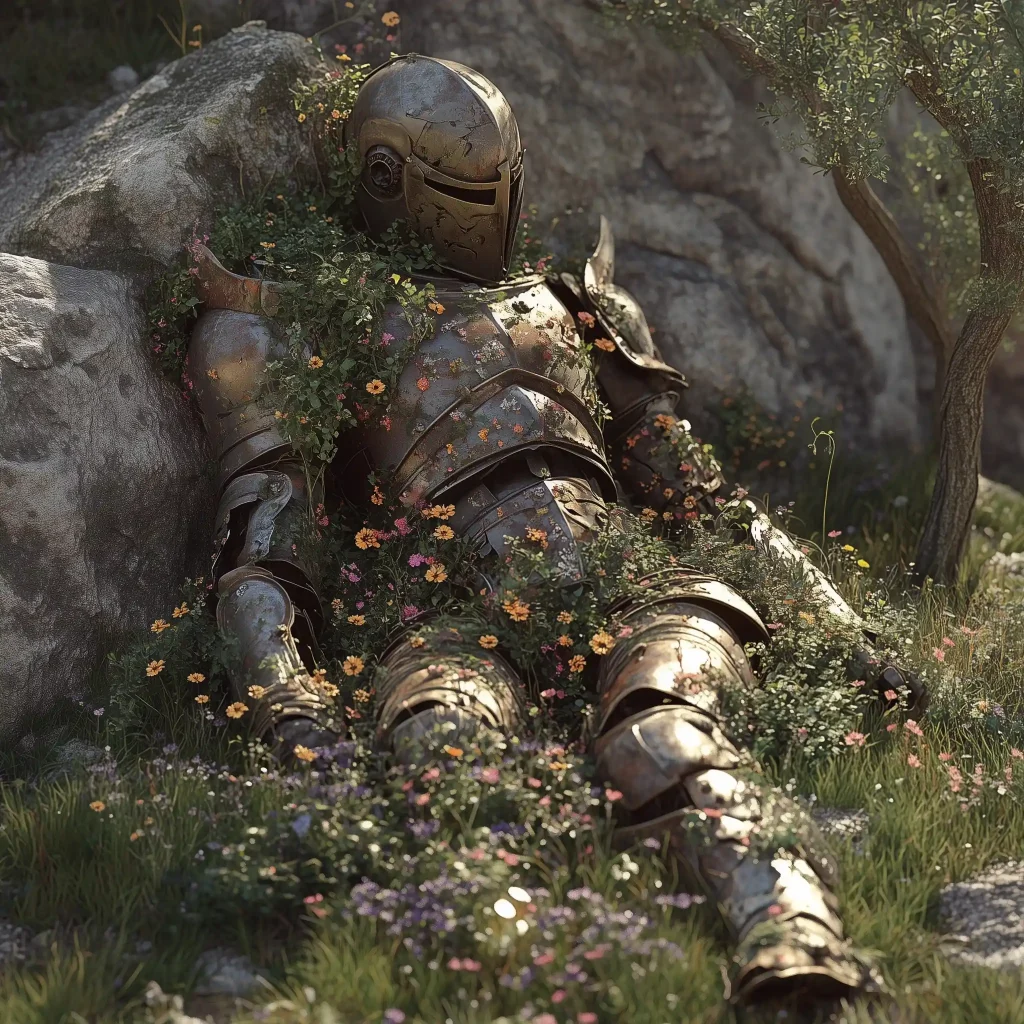 Wildflower Armor Overgrowth - AI Art Style - ImgMCP