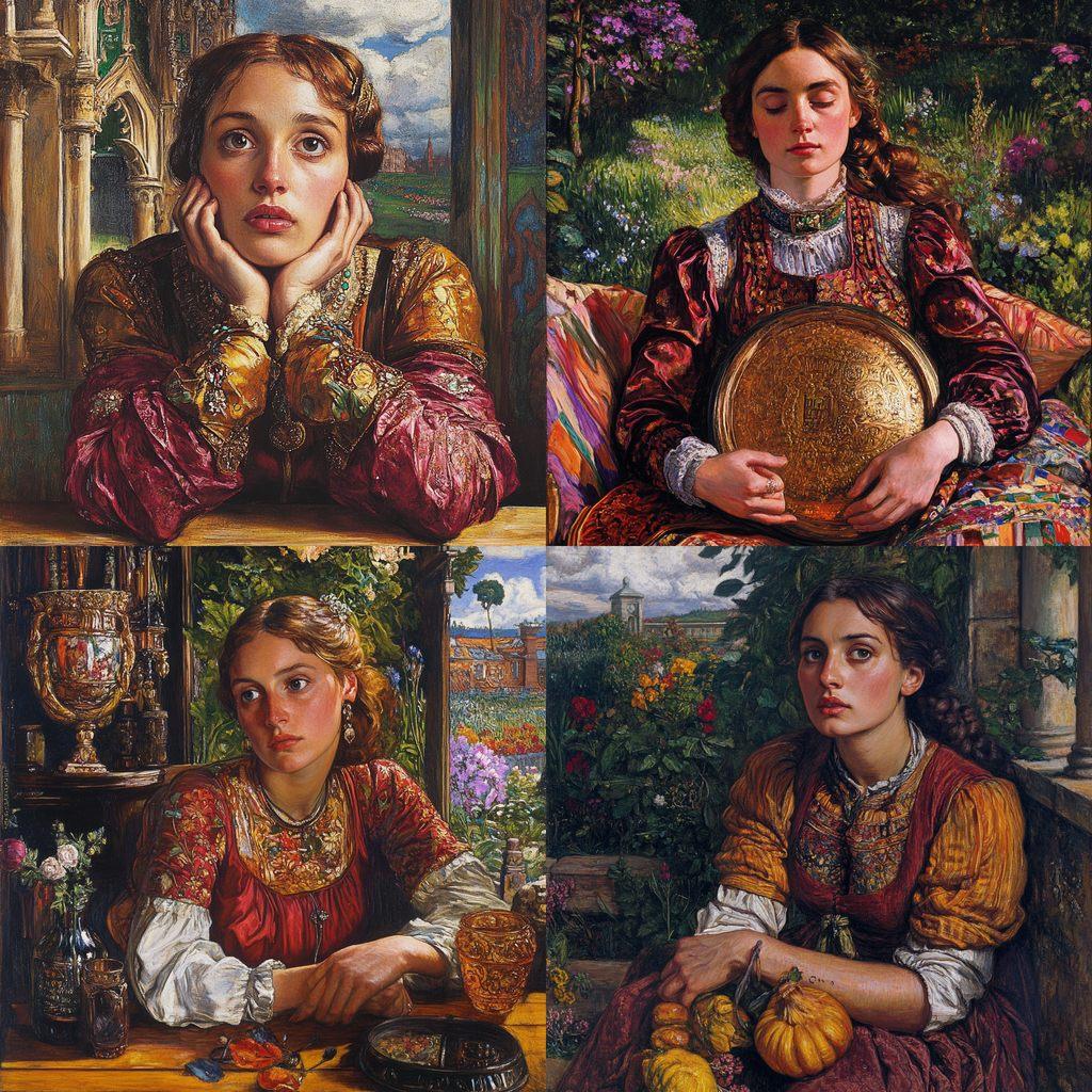 William Holman Hunt - AI Art Style - ImgMCP