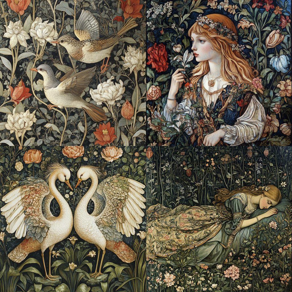William Morris - AI Art Style - ImgMCP