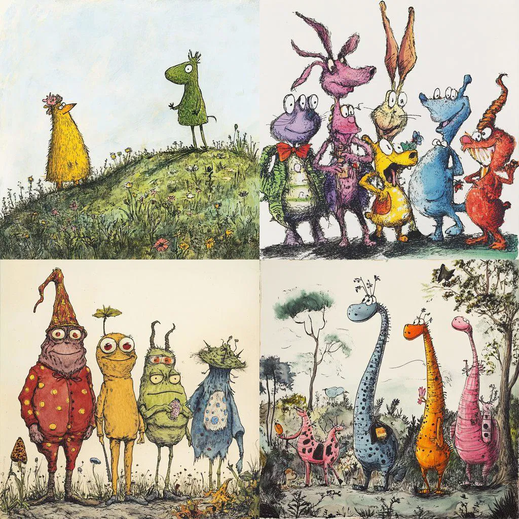 William Steig - AI Art Style - ImgMCP