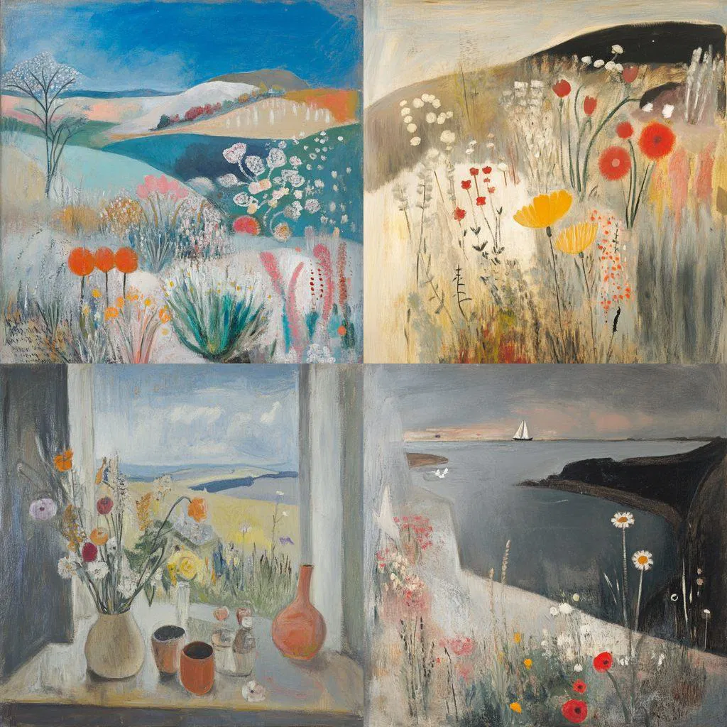 Winifred Nicholson - AI Art Style - ImgMCP