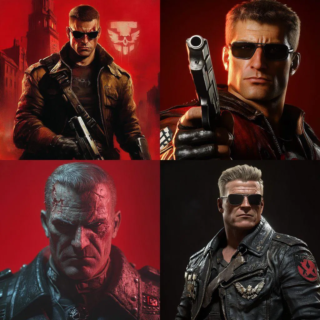 Wolfenstein 3D - AI Art Style - ImgMCP
