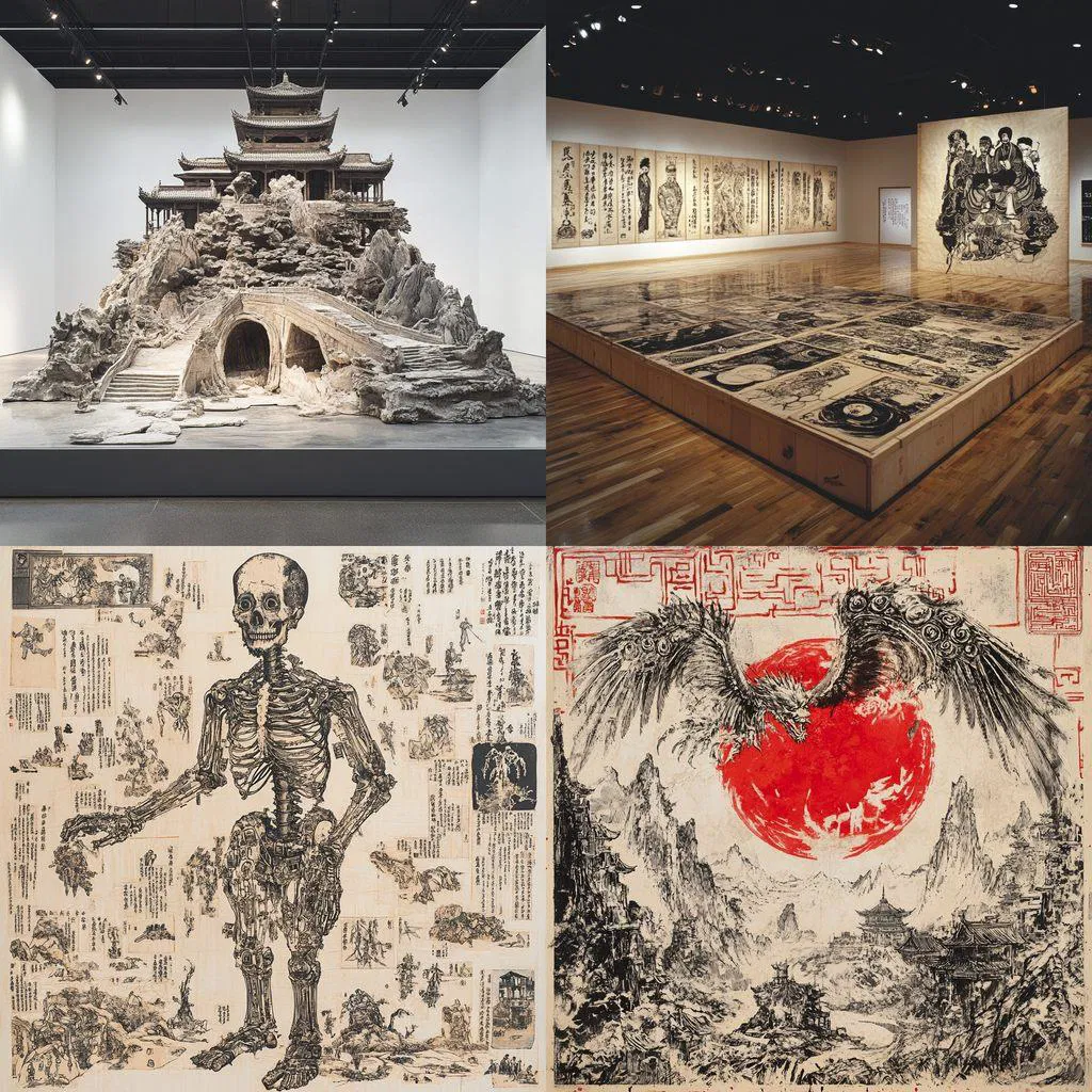 Xu Bing - AI Art Style - ImgMCP