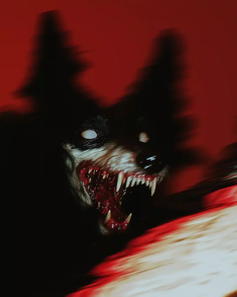 Y2K Dog-Woman Reflection - AI Art Style - ImgMCP