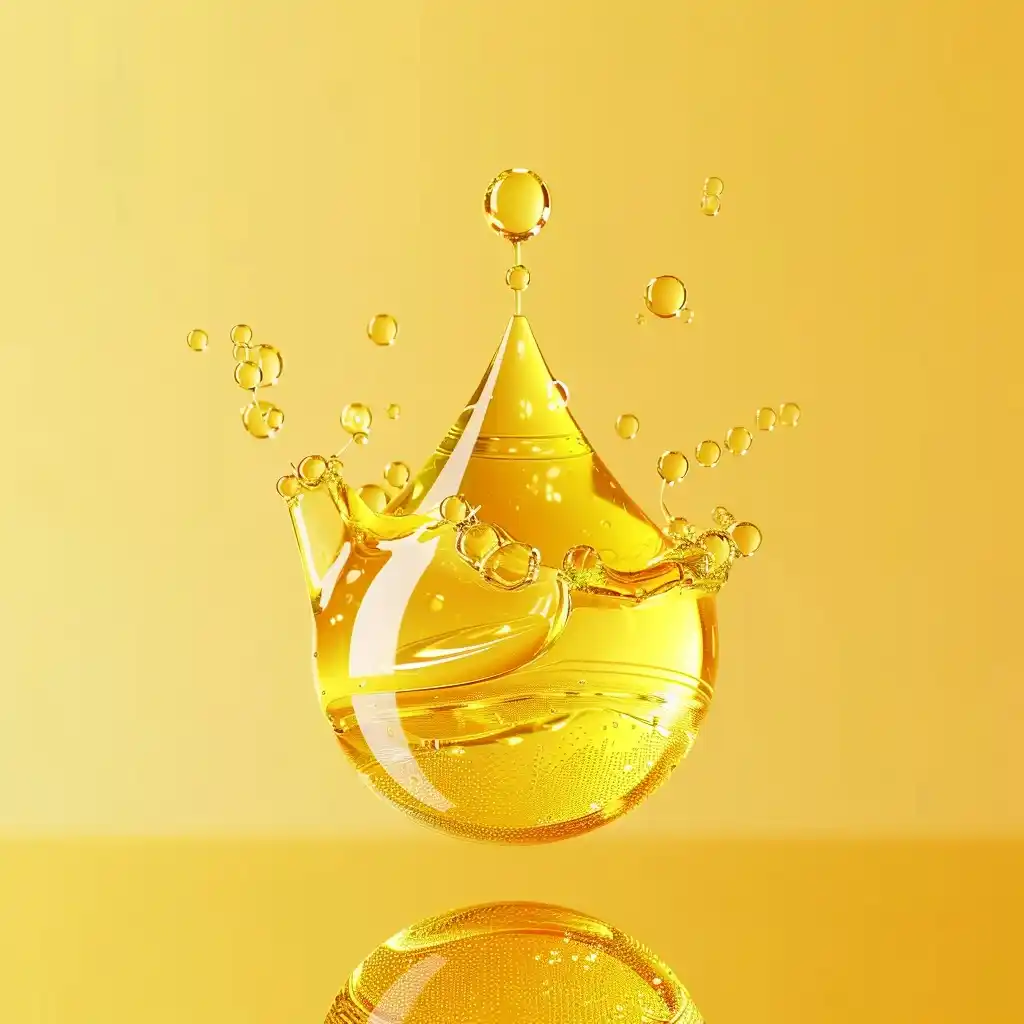 Yellow Oil Droplet Fusion - AI Art Style - ImgMCP